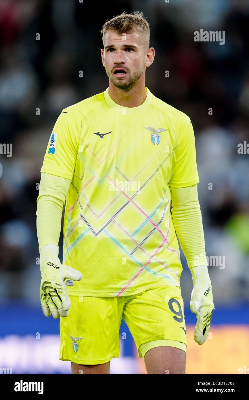 Ivan Provedel of SS Lazio looks on during the serie Serie A Enilive ...