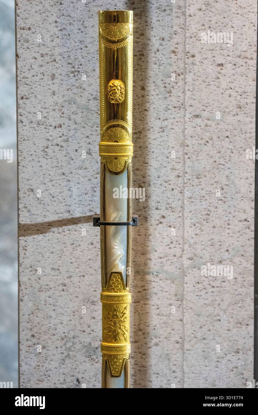 Trondheim 20251026. The royal sword is said to have been carried by ...