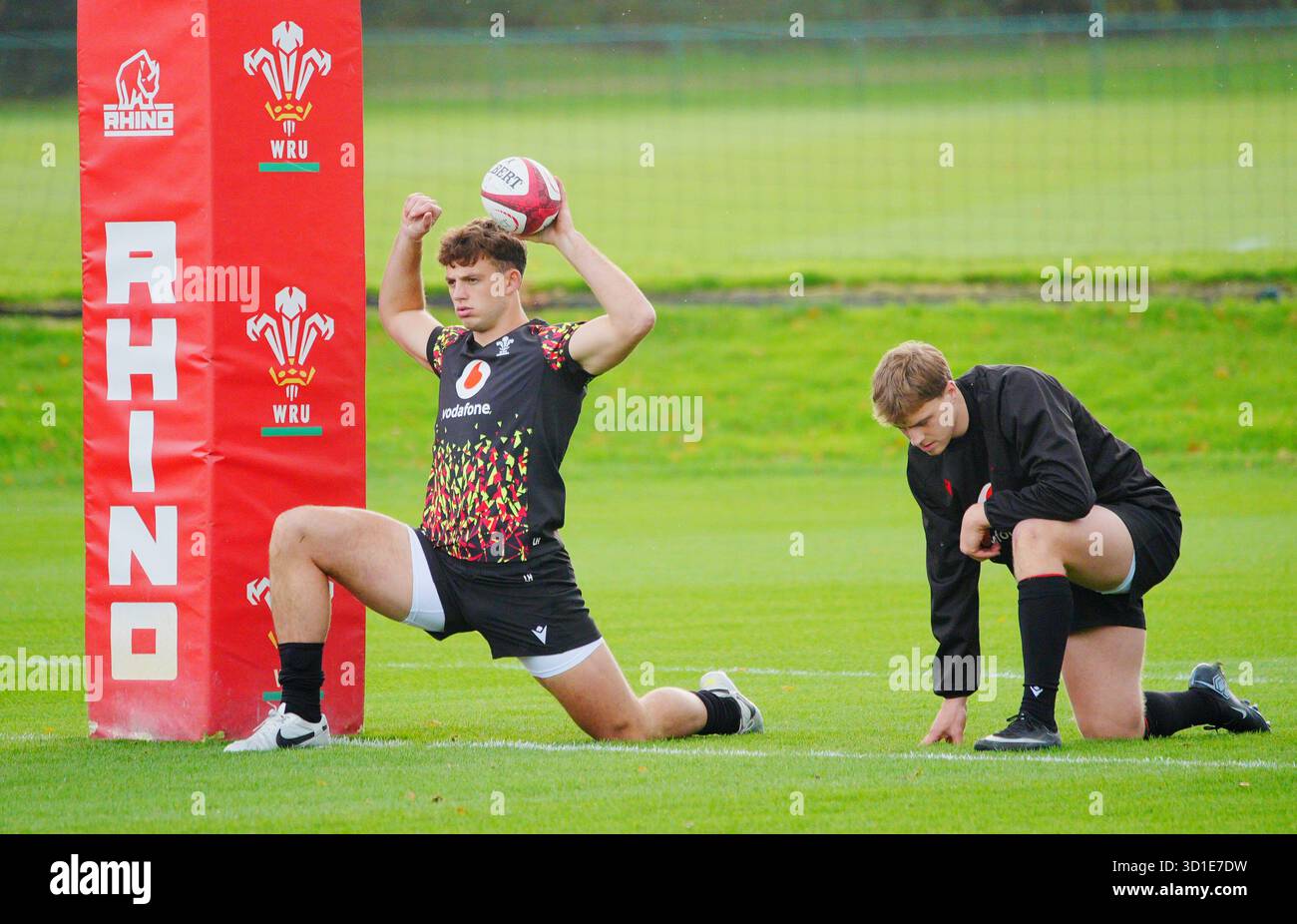 Wales' Louie Hennessey during a training session at the Vale Resort ...