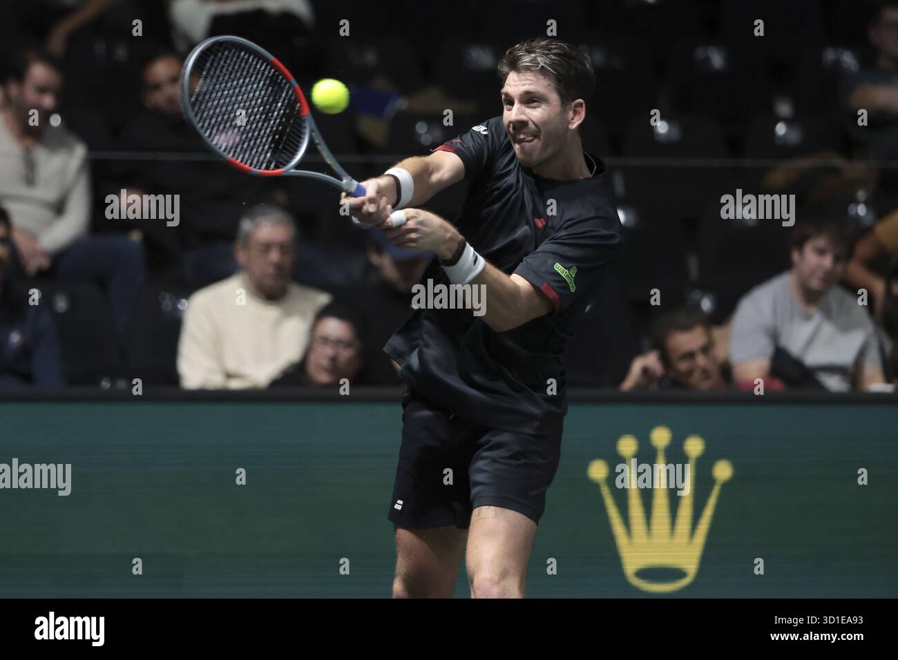 Cameron Norrie of Great Britain during day 1 of the Rolex Paris Masters ...