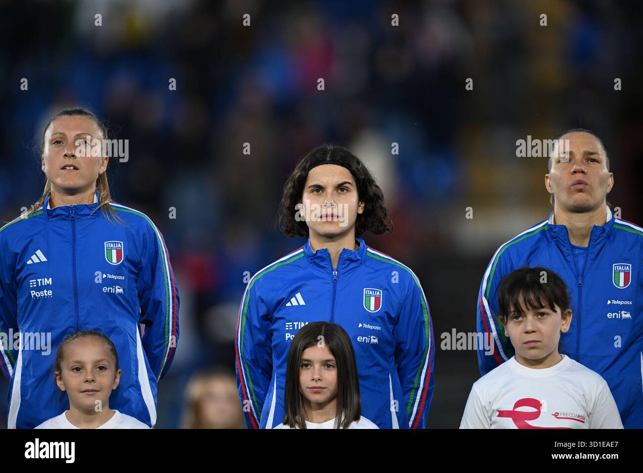 Federica D Auria (Italy)Eva Schatzer (Italy)Elena Linari (Italy) during ...