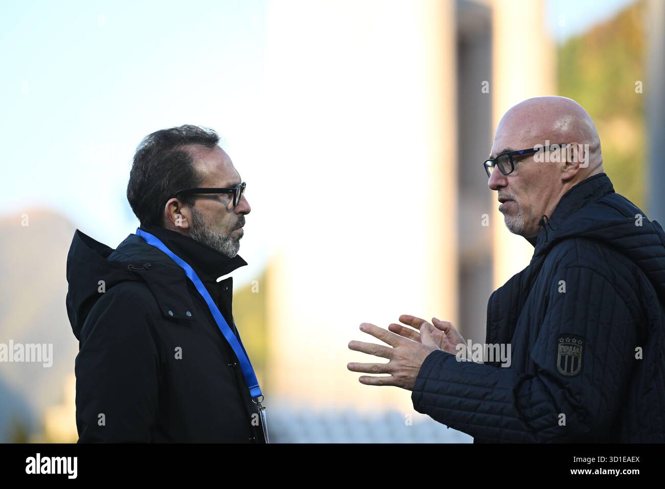 Umberto Calcagno (AIC) during the friendly match between Italy 1-1 ...