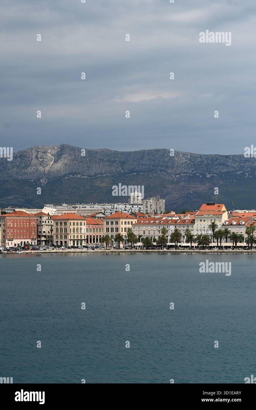 Split, Croatia - August 24, 2025: Panorama the city of Split Stock ...