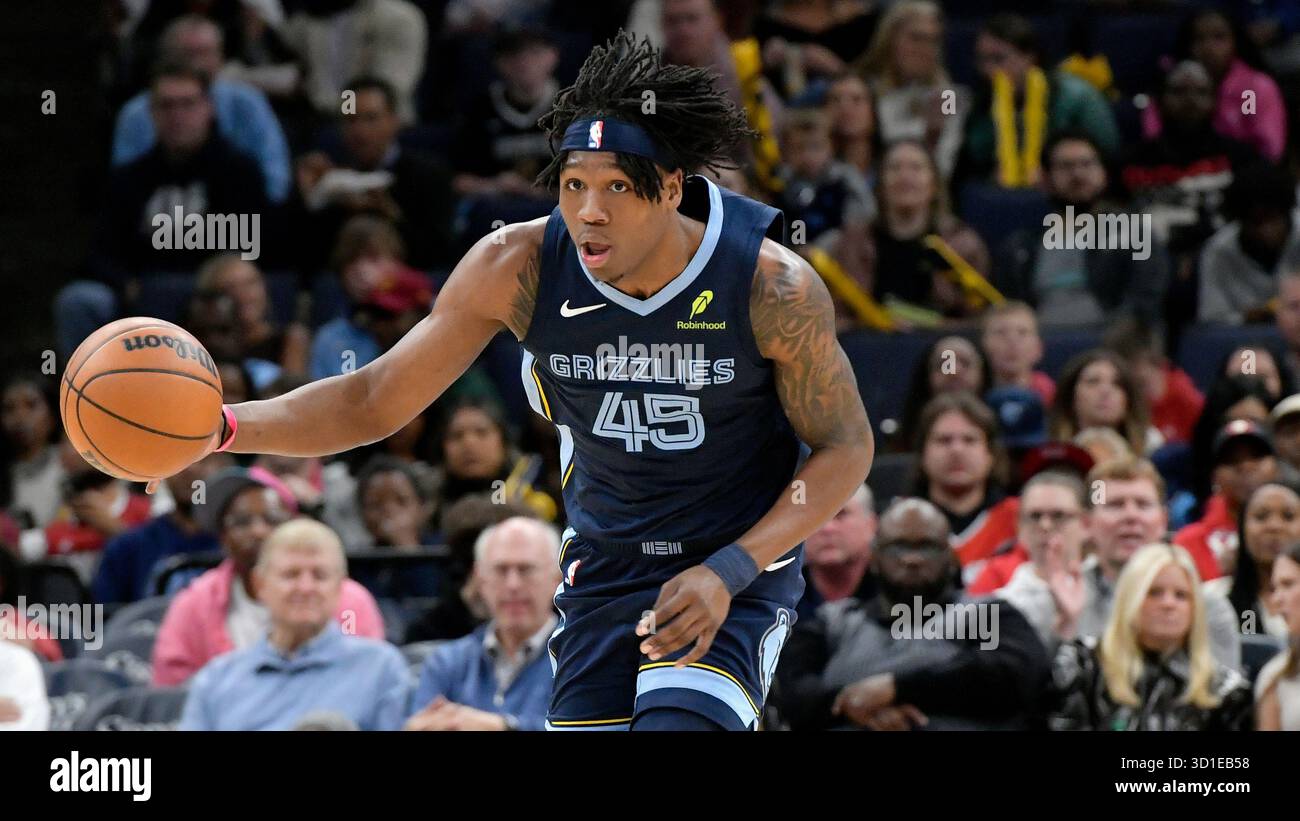 Memphis Grizzlies forward GG Jackson II (45) plays in the first half of ...