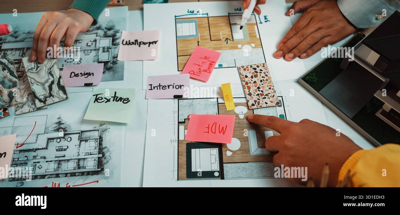 A vibrant workspace showcasing a collaborative approach to interior ...