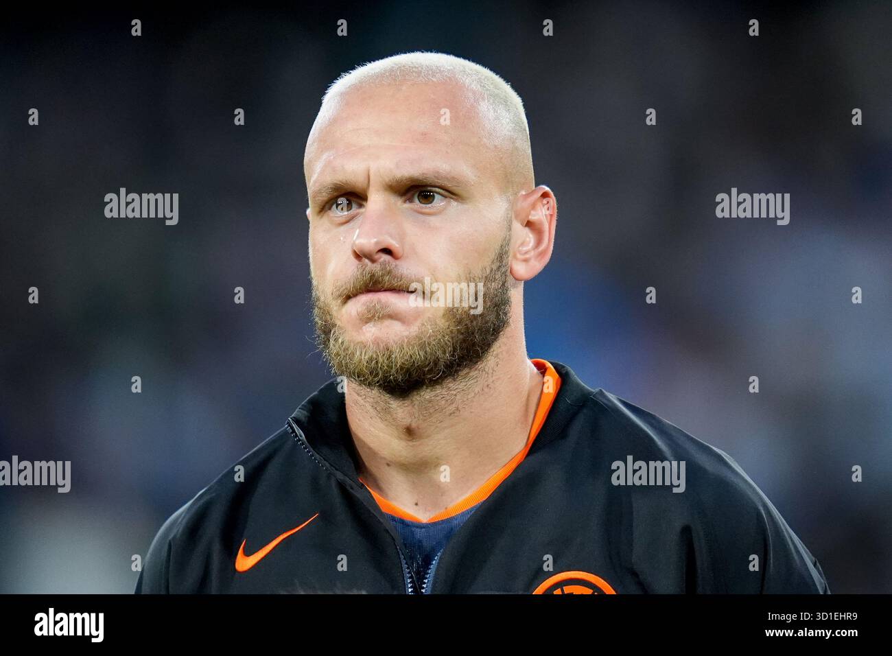 Federico Dimarco of FC Internazionale looks on during the serie Serie A Enilive match between ...
