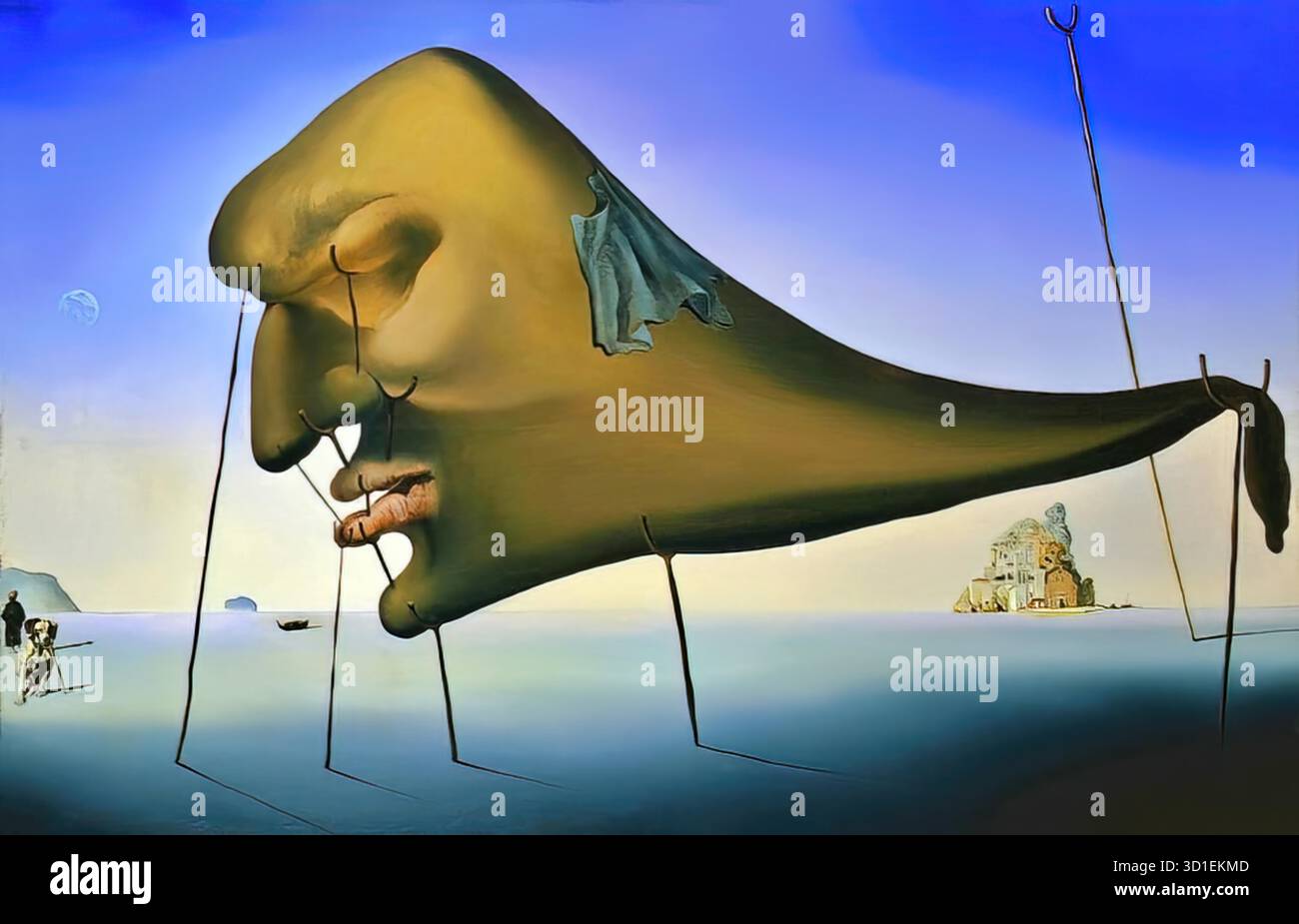 Le Sommeil (Sleep), 1937 by Salvador Dali Stock Vector Image & Art - Alamy