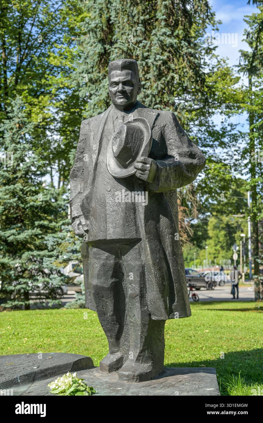 Denkmal Karlis Ulmanis, Stadtpark, Riga, Lettland *** Karlis Ulmanis ...