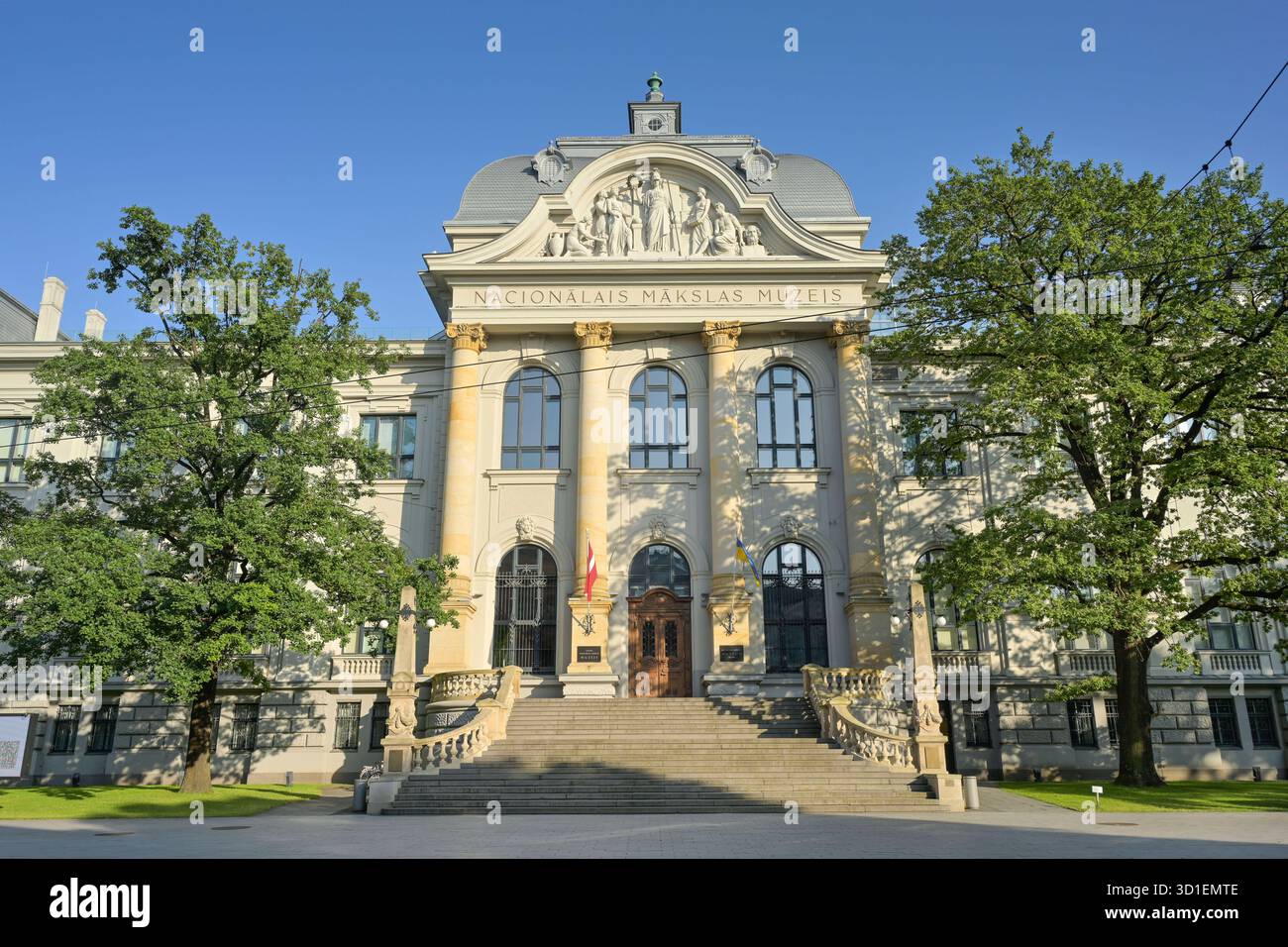 Lettisches Nationales Kunstmuseum LNMM, Jana Rozentala laukums, Riga ...