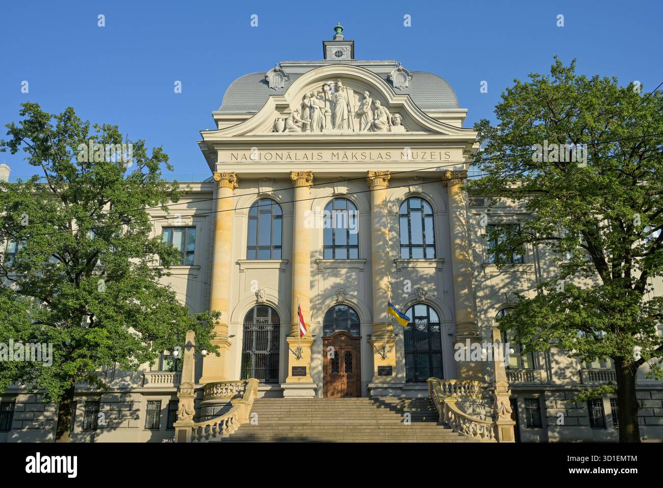 Lettisches Nationales Kunstmuseum LNMM, Jana Rozentala laukums, Riga ...