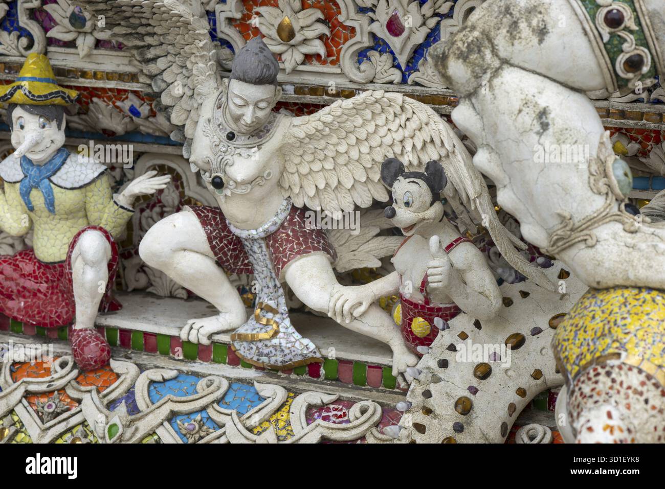 Decorative elements with pop culture references (for example comics ...