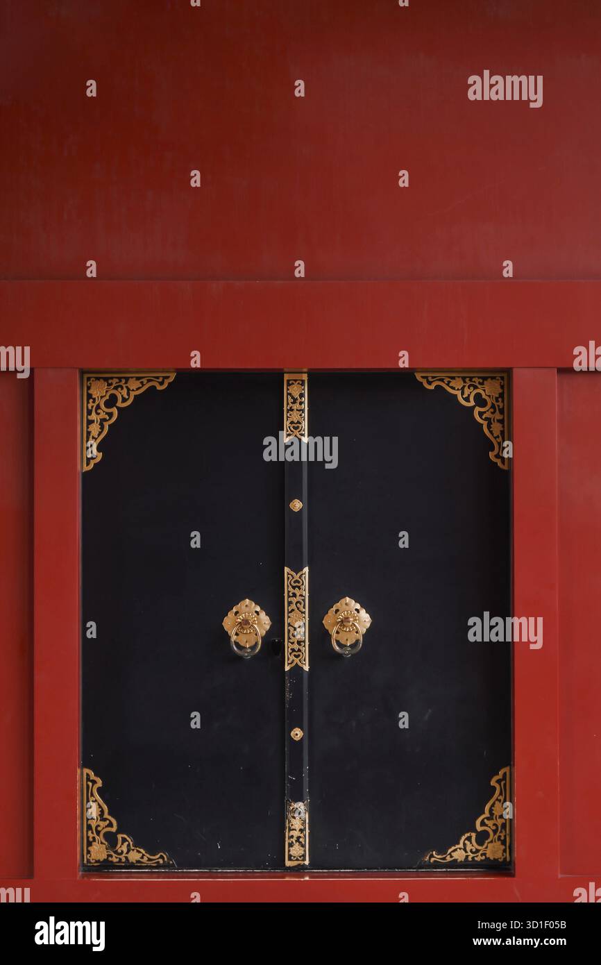 Details of the Senjo-ji Kannon Temple in Asakusa - Tokyo, Japan Stock ...