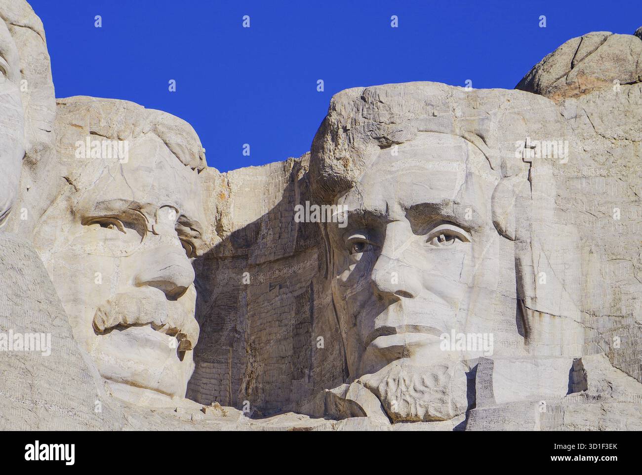 Presidential sculpture at Mount Rushmore National Memorial, South ...