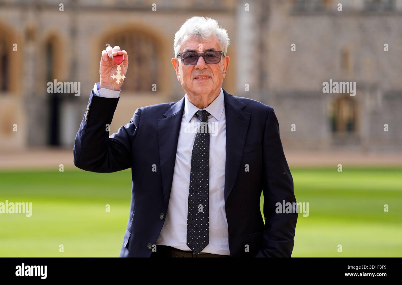 Graham Gouldman after he was made a Member of the Order of the British ...