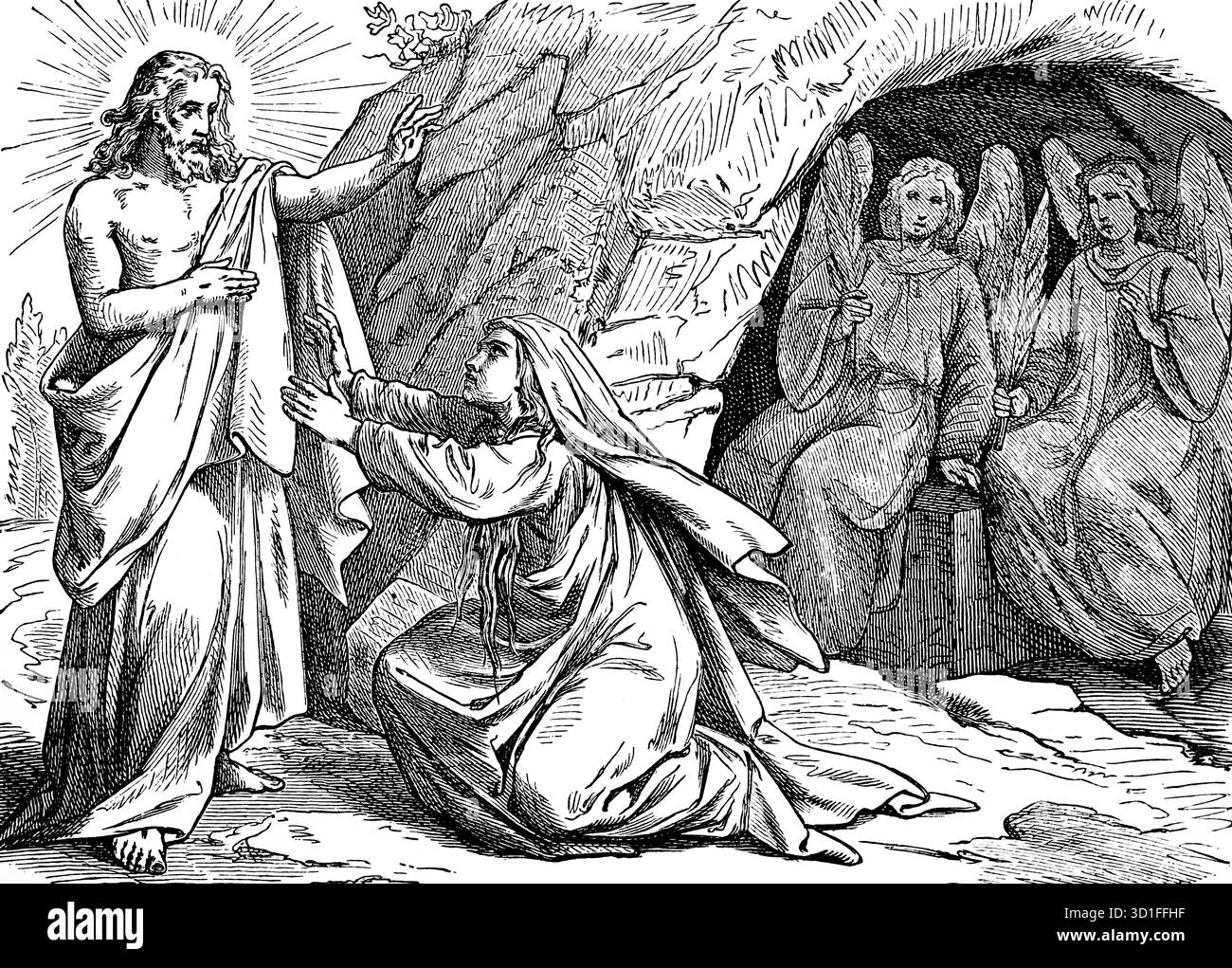 The risen of jesus Black and White Stock Photos & Images - Alamy