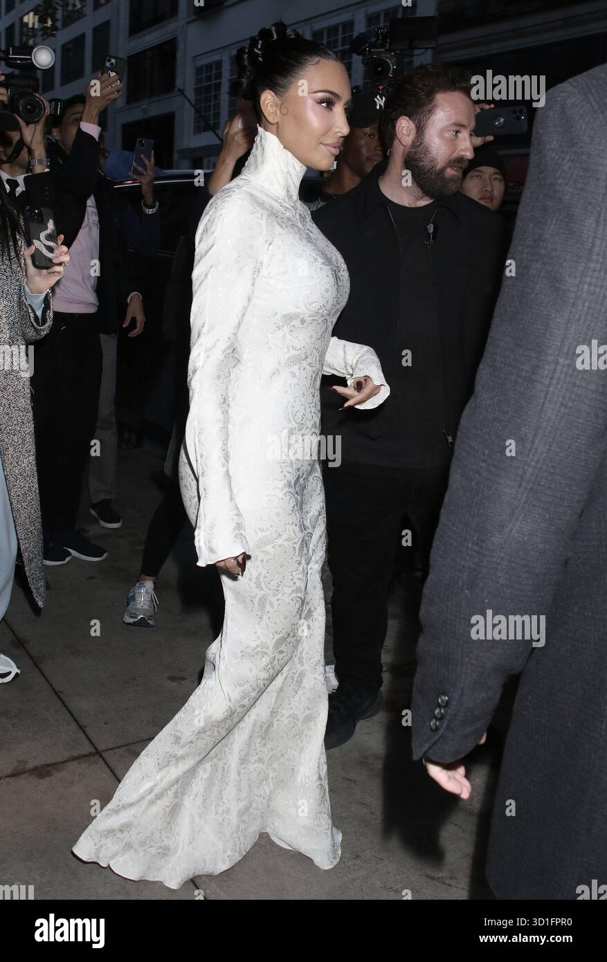 NEW YORK, NY- OCTOBER 28: Kim Kardashian seen on the way to Good ...