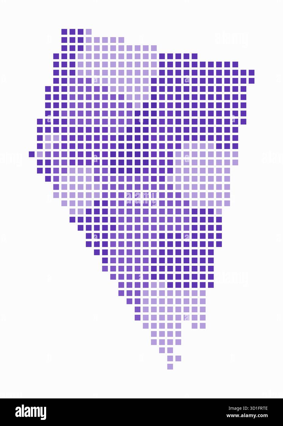 Nevada dotted map. Digital style map of the state on white background ...