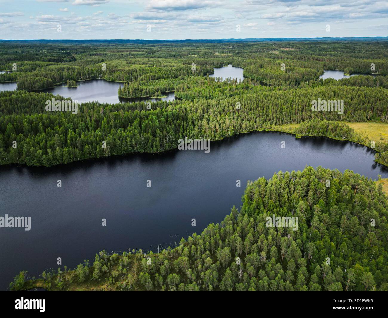 Aerial top down view lakes hi-res stock photography and images - Alamy