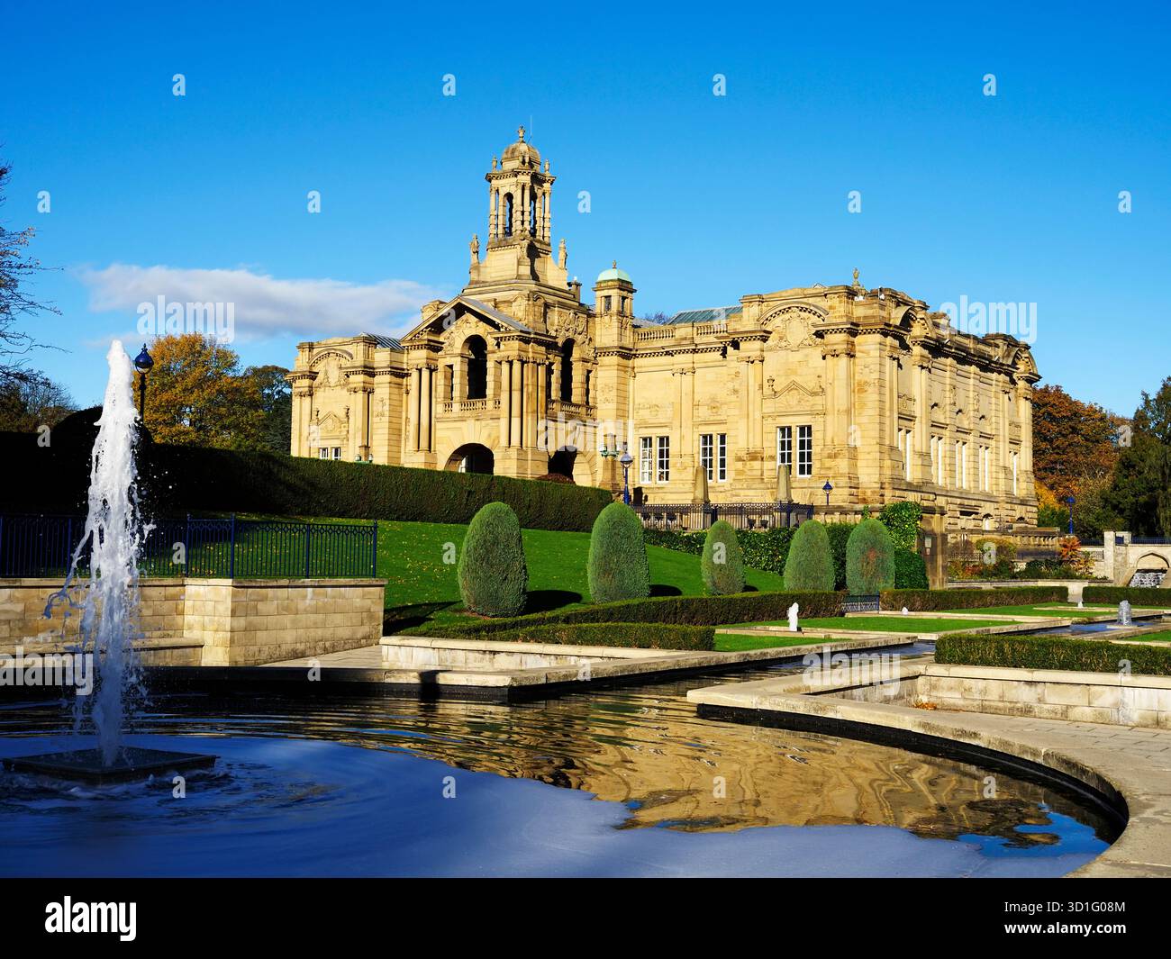 Cartwright Hall gallery and museum and Mughal Water Garden in Lister ...