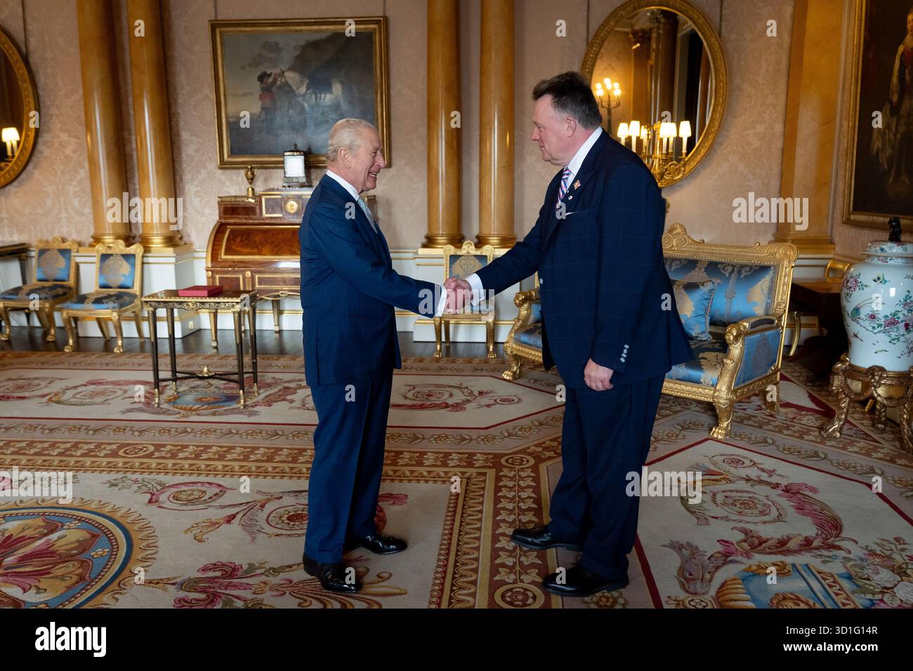 King Charles III receives Lieutenant-Governor of Nova Scotia, Michael ...