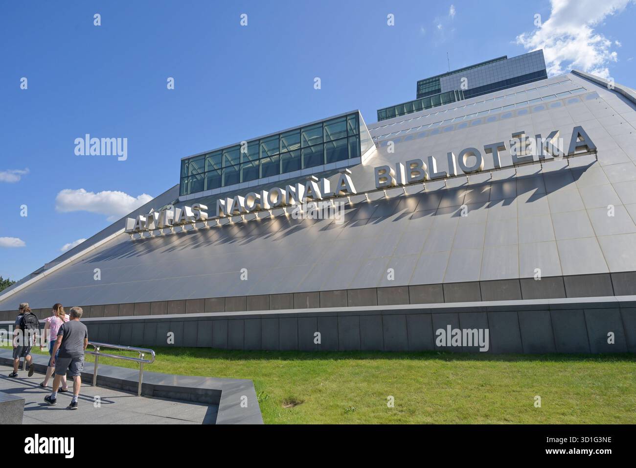 Lettische Nationalbibliothek, Riga, Lettland *** Latvian National ...