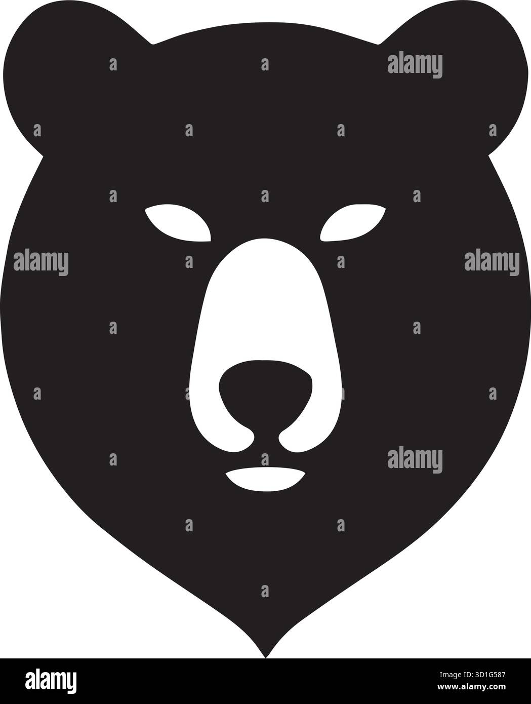 Bear claw vector illustration Black and White Stock Photos & Images - Alamy