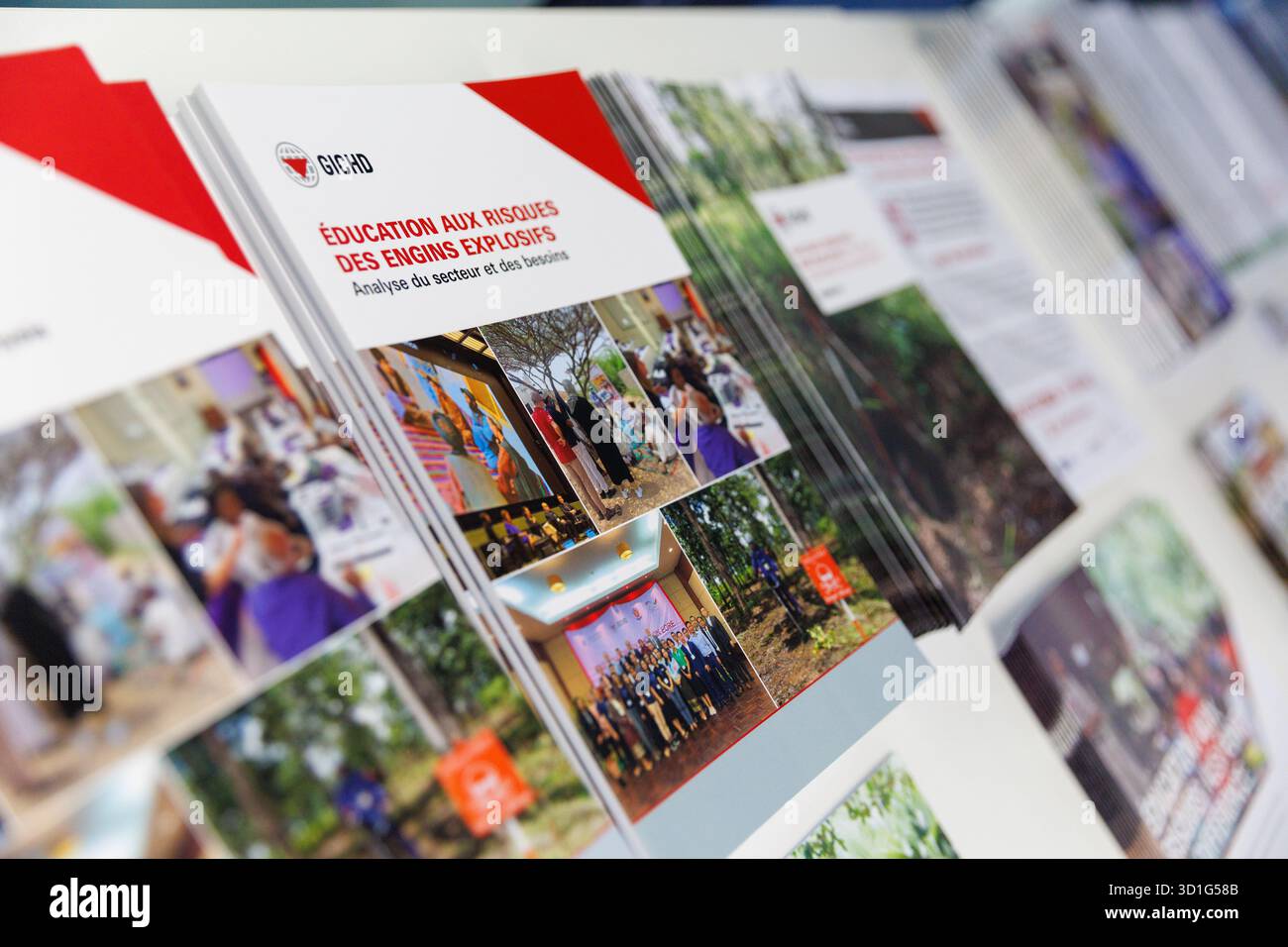 Participants attend the GICHD Innovation Conference 2025 at Luxexpo The ...