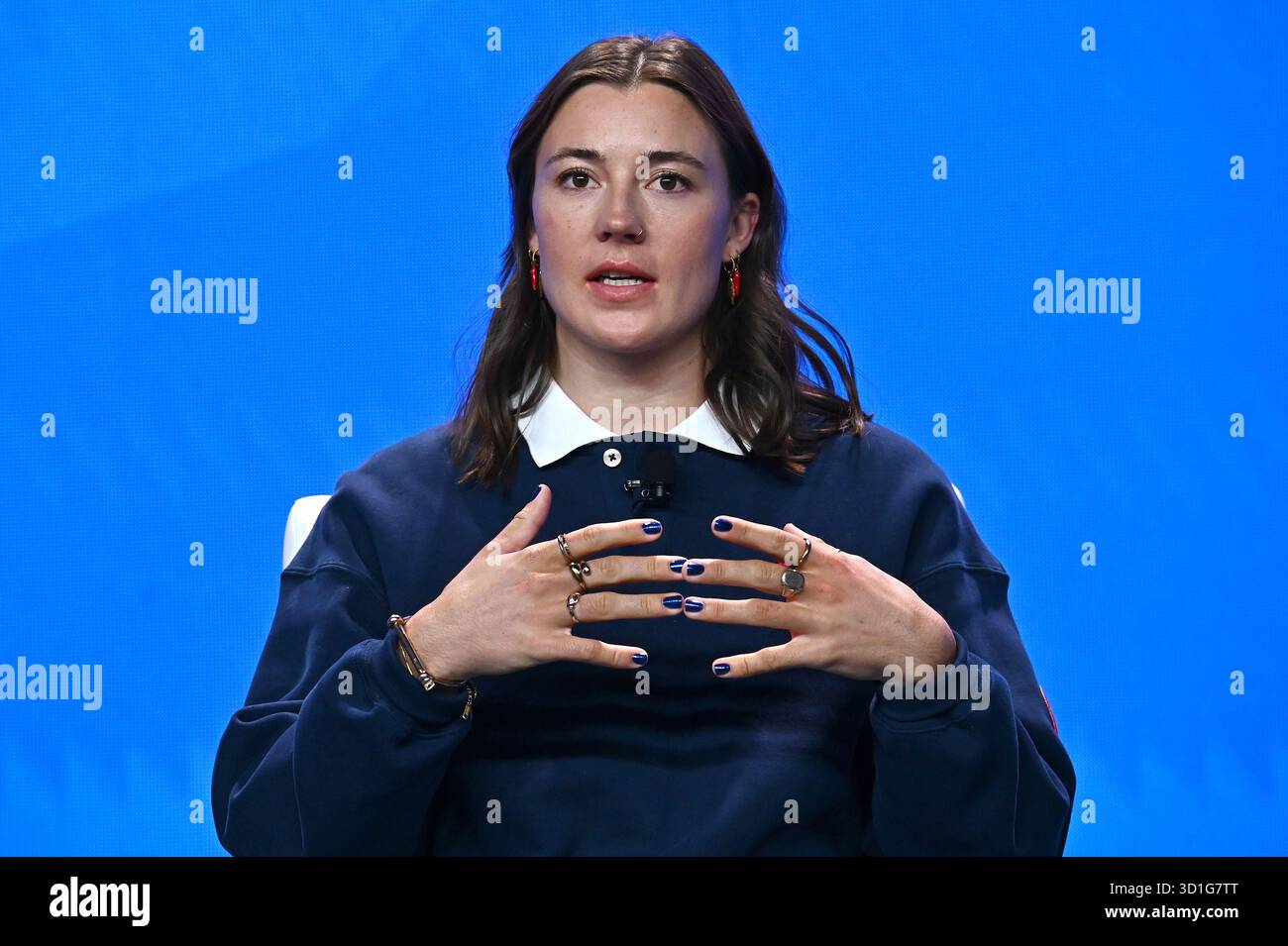 Freestyle moguls skier Jaelin Kauf attends the 'Team USA Media Summit ...