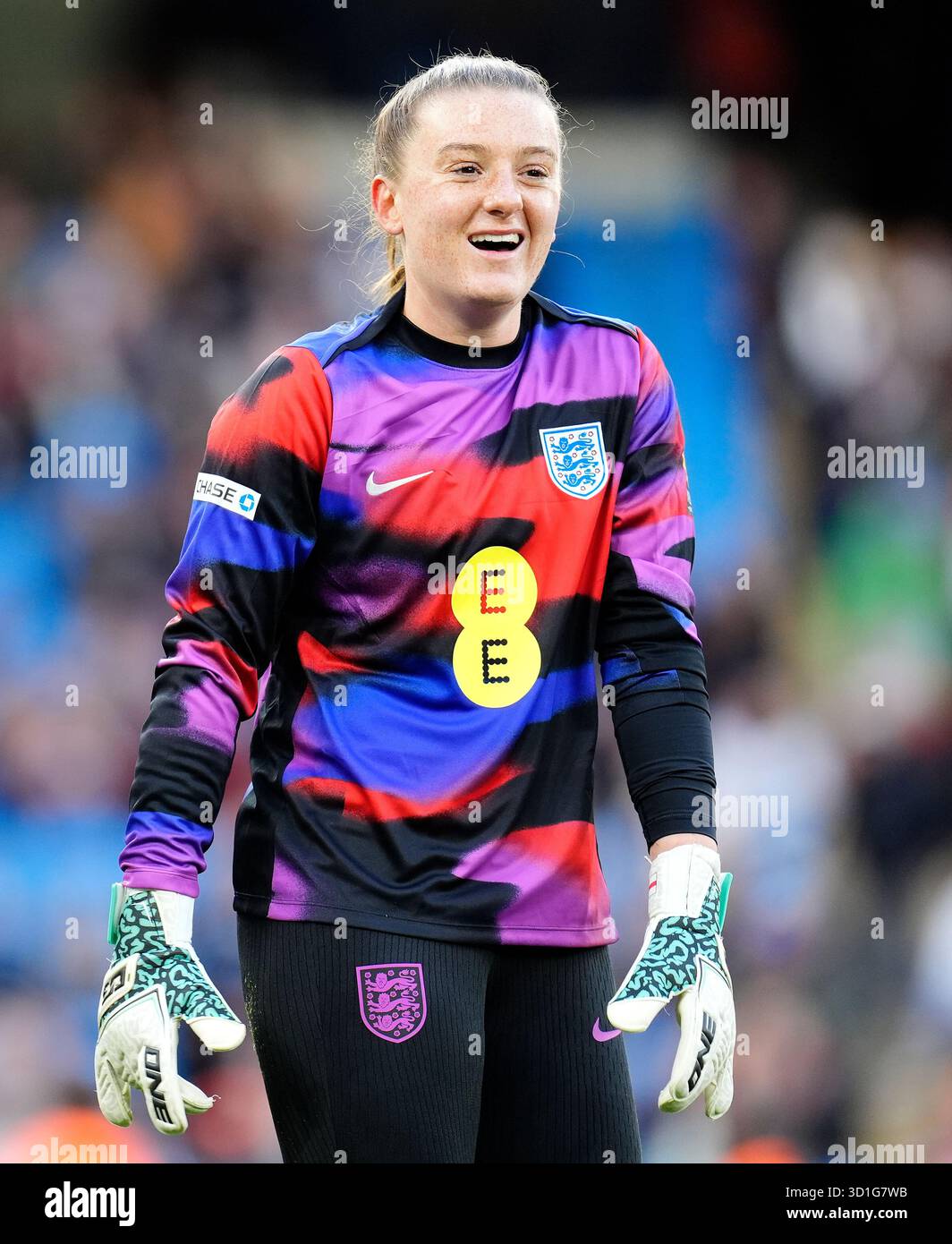 England goalkeeper Sophie Baggaley during the international friendly ...