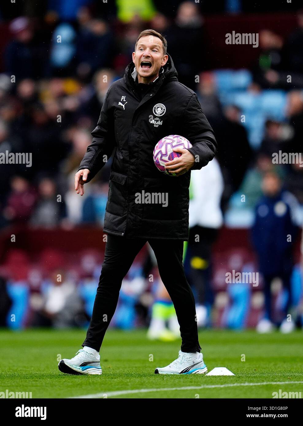 Manchester City assistant manager Pepijn Lijnders during the Premier ...