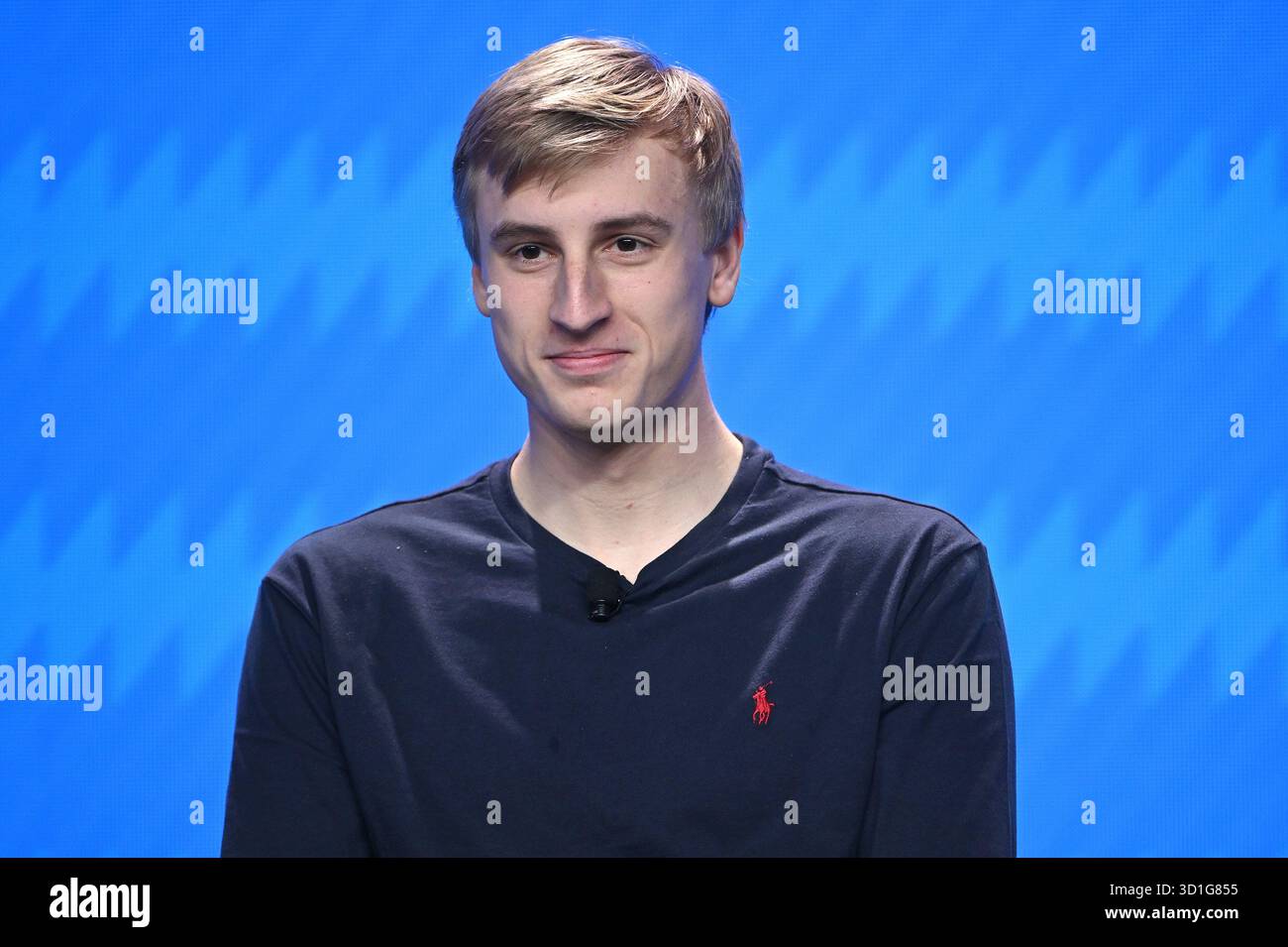 Speedskater Jordan Stolz attends the 'Team USA Media Summit: Road to ...