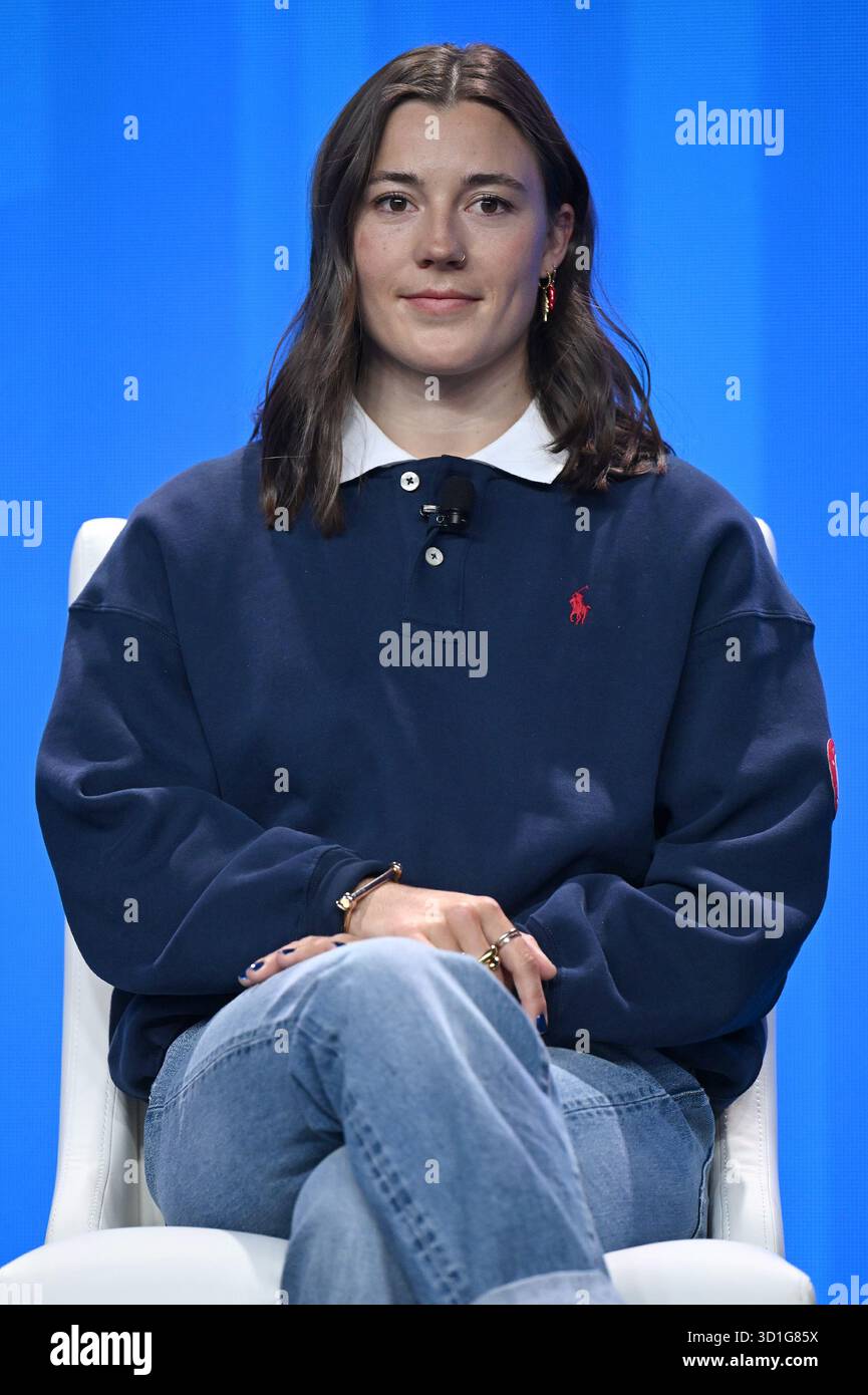 Freestyle moguls skier Jaelin Kauf attends the 'Team USA Media Summit ...