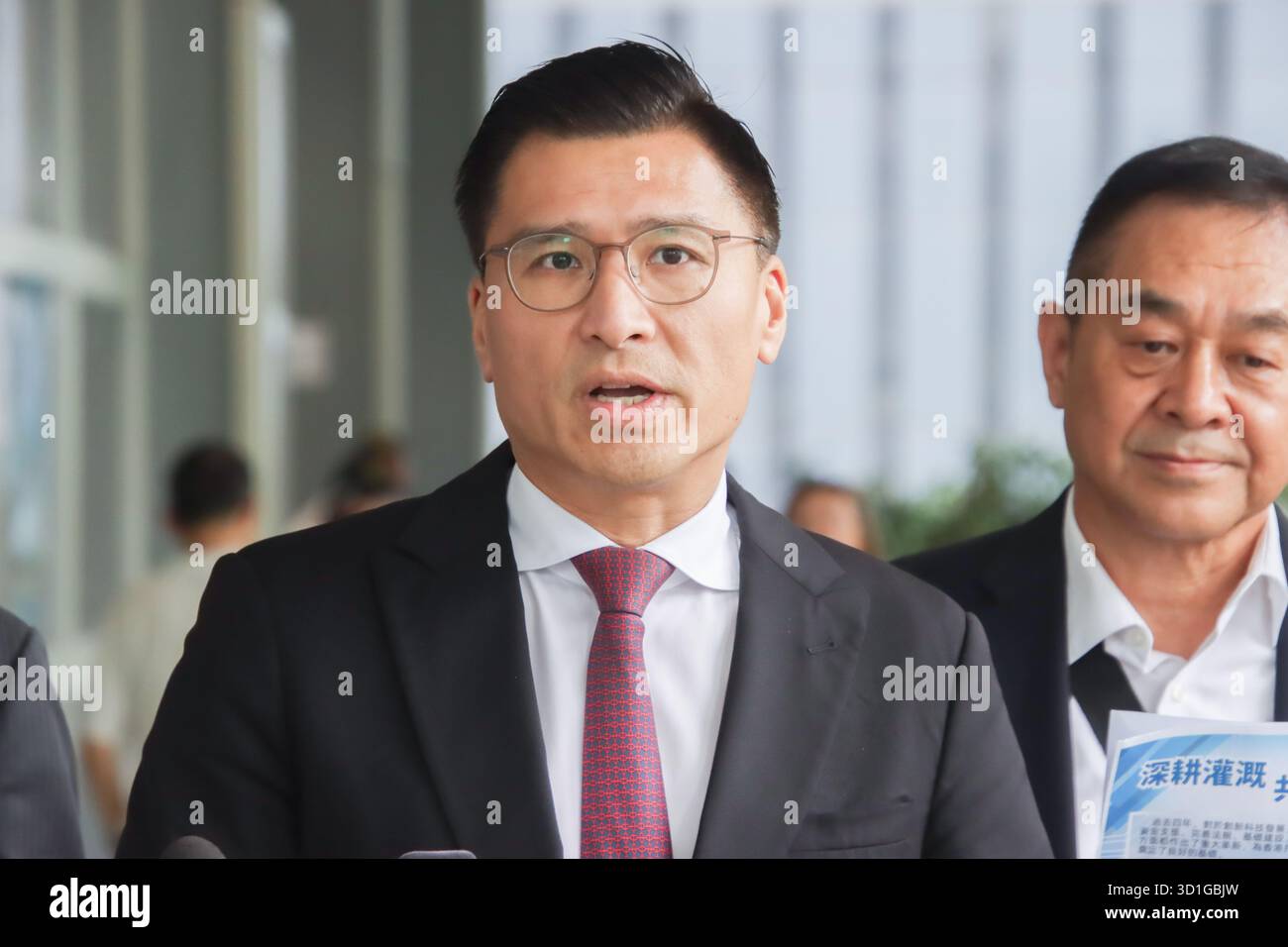 Duncan Chiu Tat-kun (left), member of Legislative Council for ...