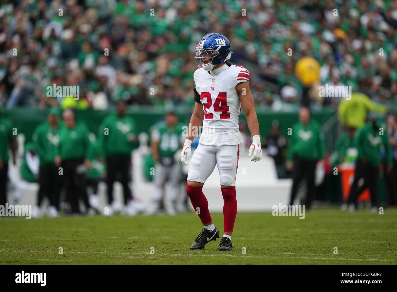 New York Giants' Dane Belton in action during an NFL football game on ...