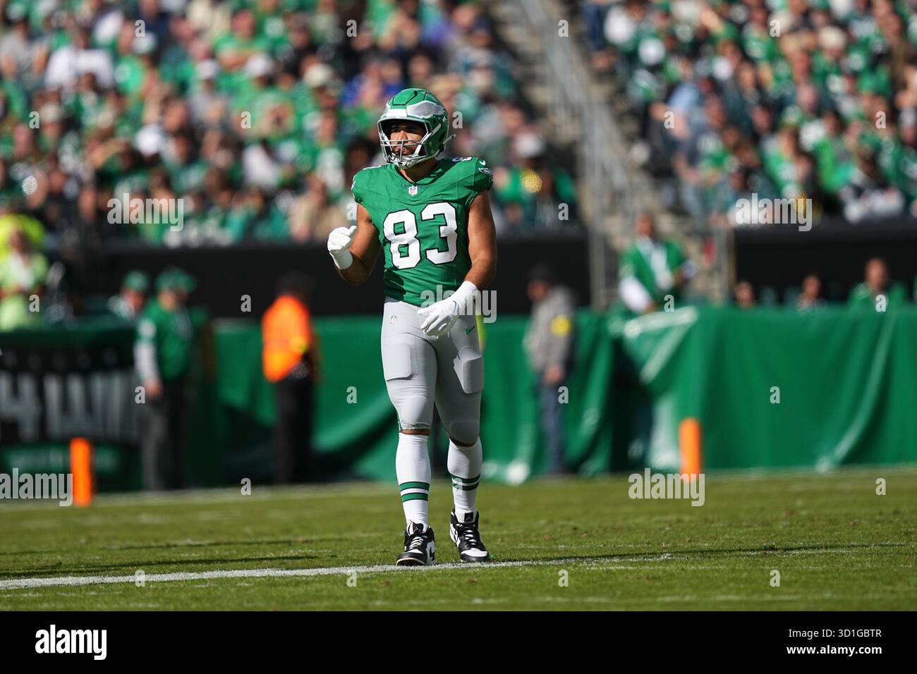 Philadelphia Eagles' Kylen Granson in action during an NFL football ...