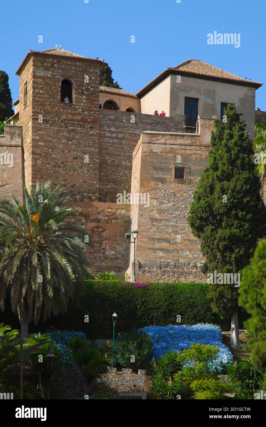 Spain, Andalusia, Malaga, Alcazaba, fortress, landmark Stock Photo - Alamy