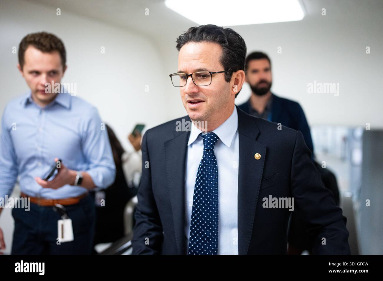 UNITED STATES - OCTOBER 28: Sen. Brian Schatz, D-Hawaii, arrives in the ...