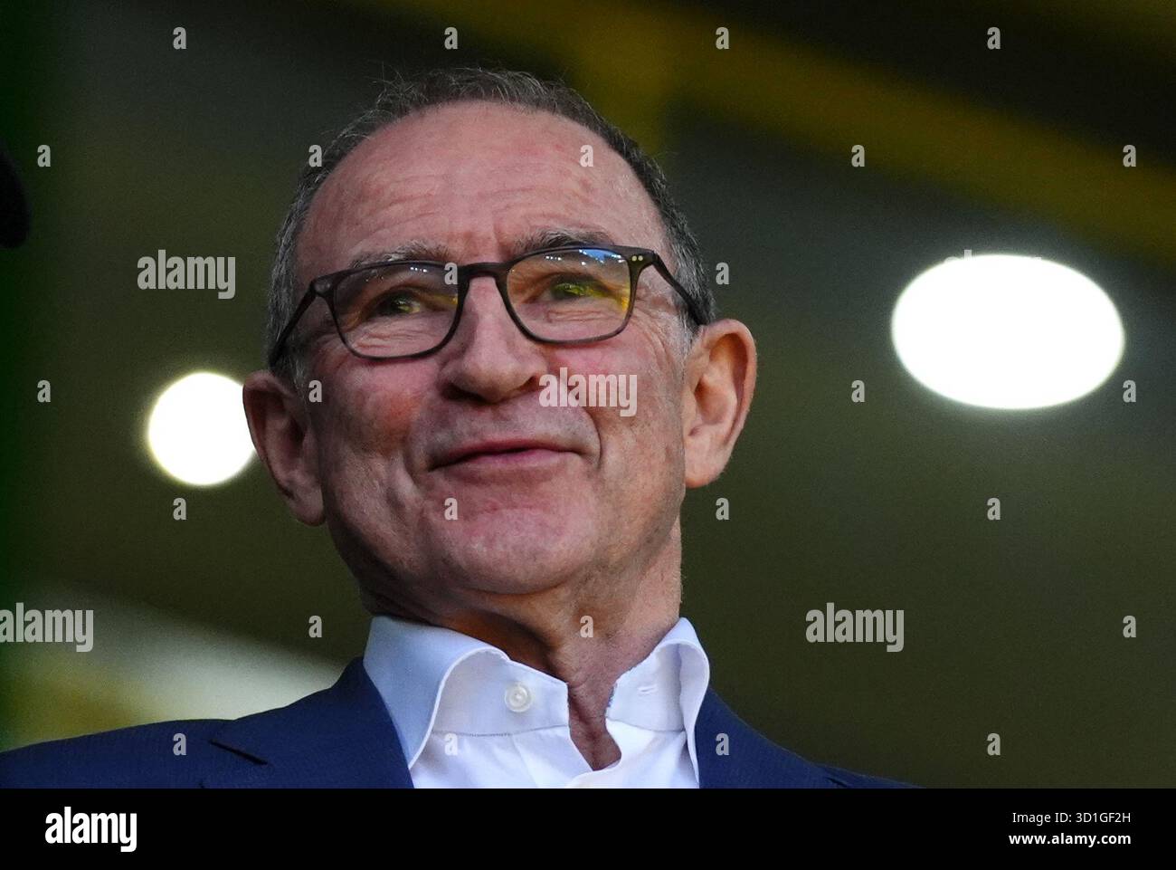 Celtic interim manager Martin O'Neill during a photocall at Celtic Park ...