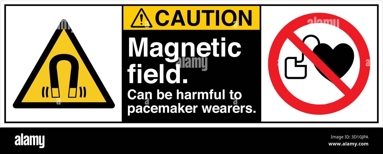 The "Safety Sign: Magnetic Field" alerts individuals to areas with ...