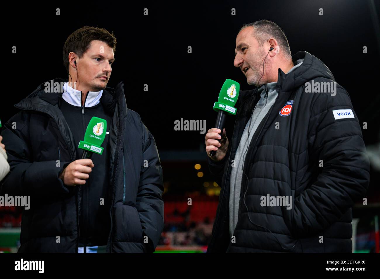 28 October 2025, Baden-Württemberg, Heidenheim: Soccer: DFB Cup, 1. FC ...