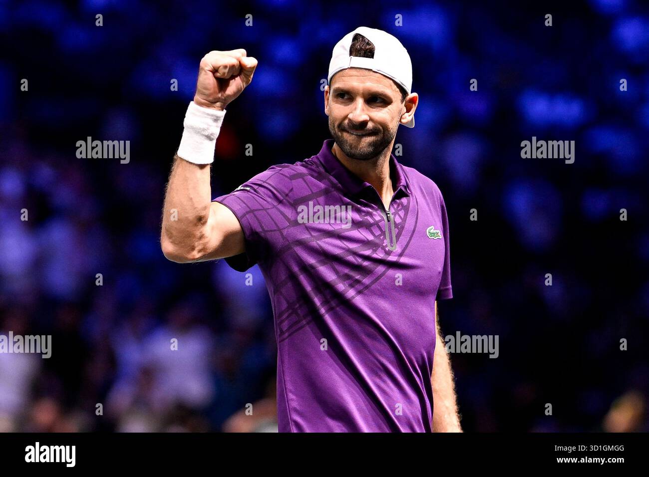 Grigor Dimitrov during the Rolex Paris Masters 1000 ATP tennis ...