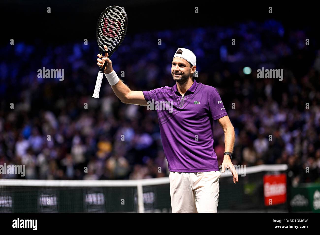 Grigor Dimitrov during the Rolex Paris Masters 1000 ATP tennis ...