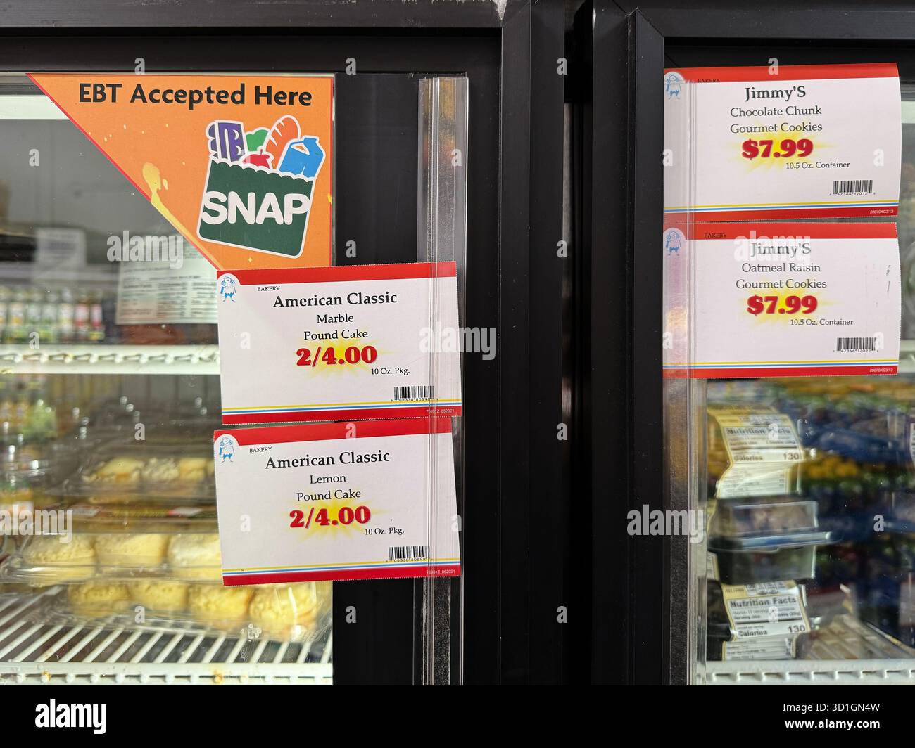A store post signs accepting EBT payments is displayed on Tuesday, Oct ...