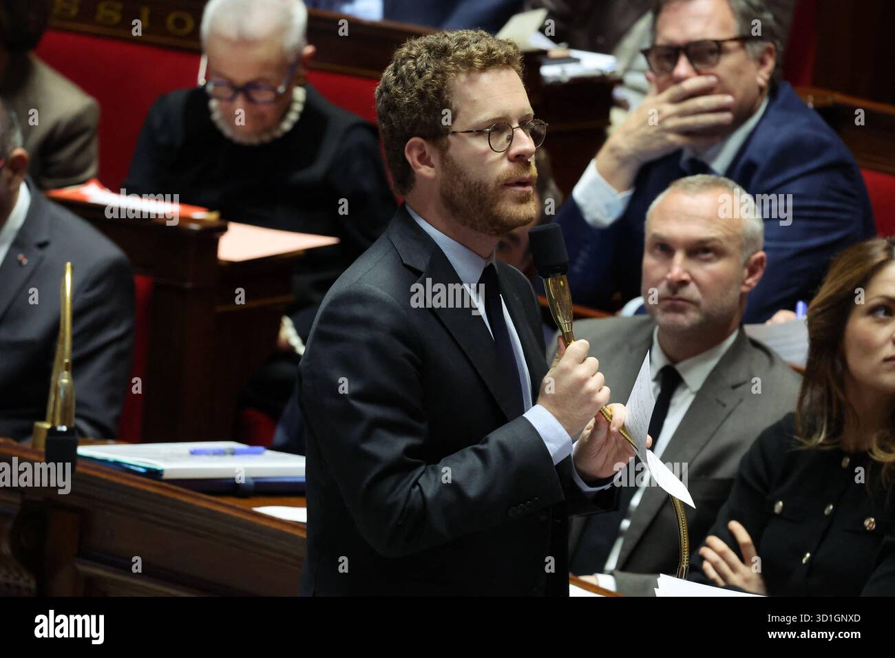 French Deputy Minister for Civil Service and State Reform David Amiel ...