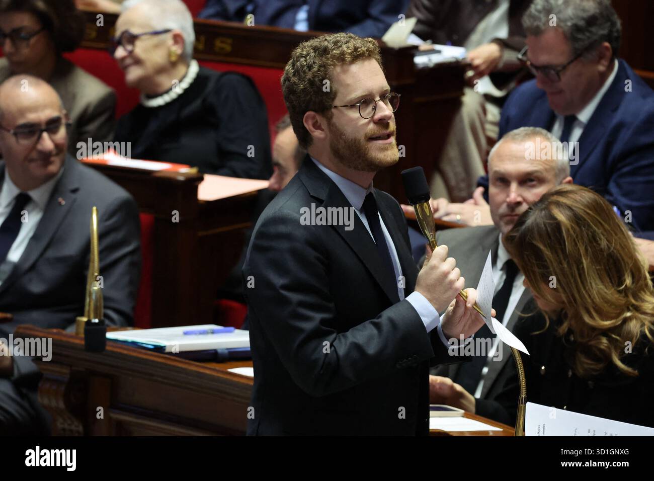 French Deputy Minister for Civil Service and State Reform David Amiel ...