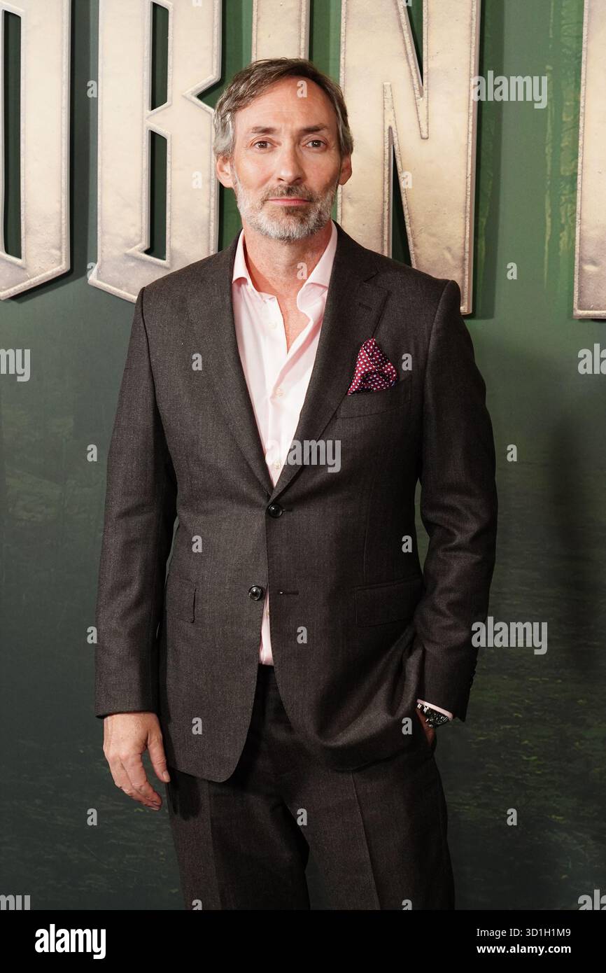 Jonathan English arriving for the screening of Robin Hood at Regent ...