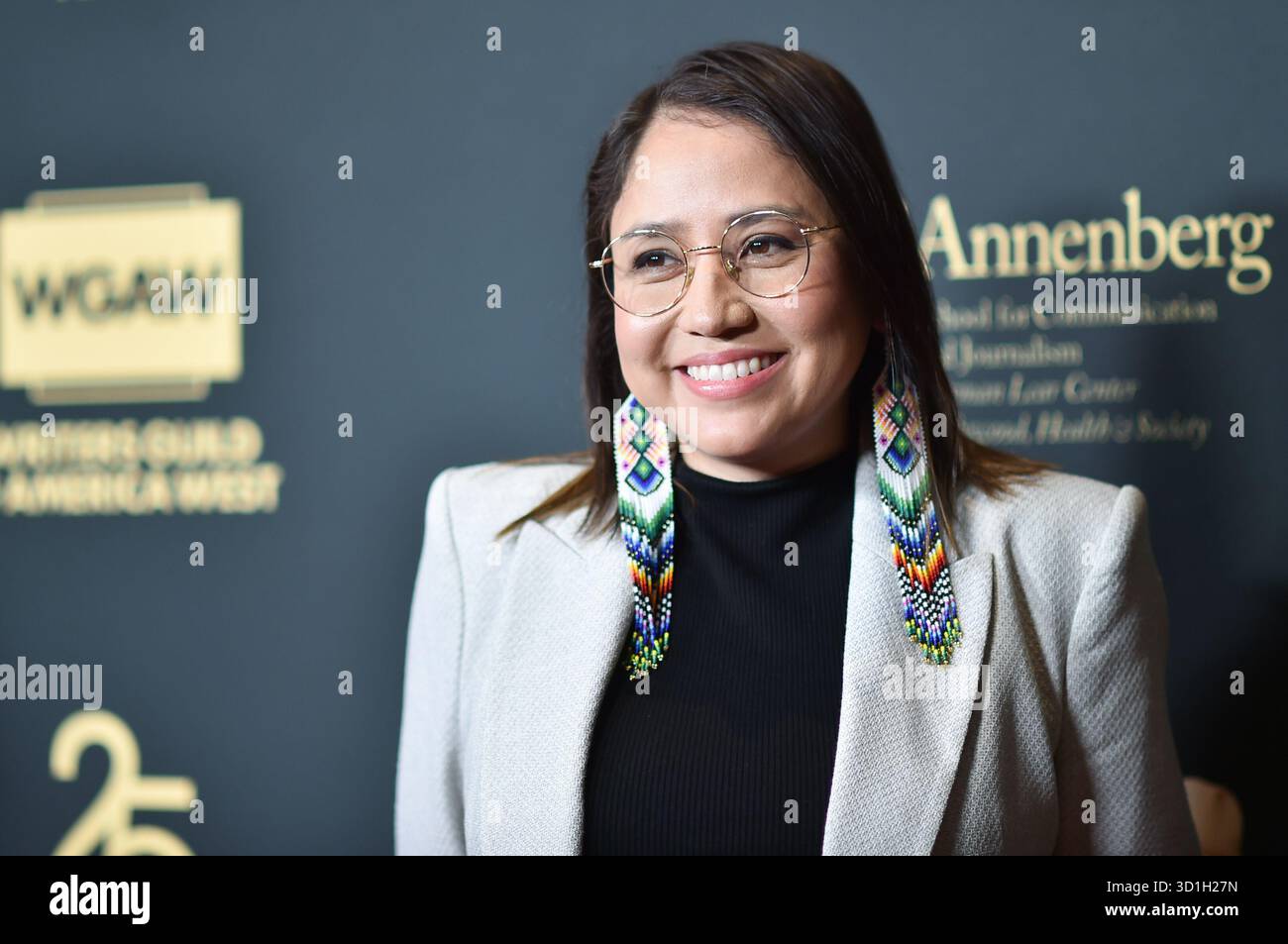 Sandra Hamada arrives at the Normal Lear Awards on Monday, Oct. 27 ...