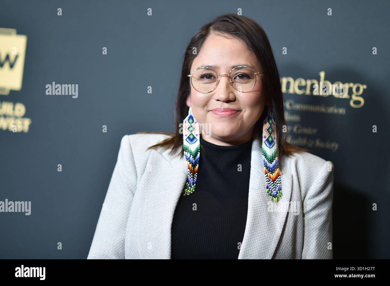 Sandra Hamada arrives at the Normal Lear Awards on Monday, Oct. 27 ...