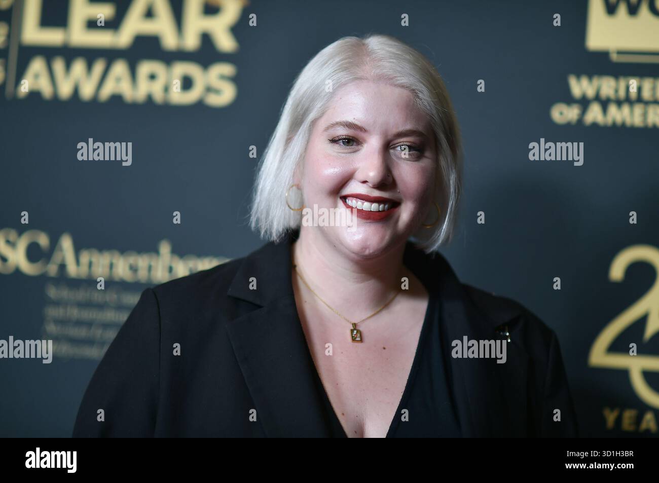 Michelle Leibel arrives at the Normal Lear Awards on Monday, Oct. 27 ...