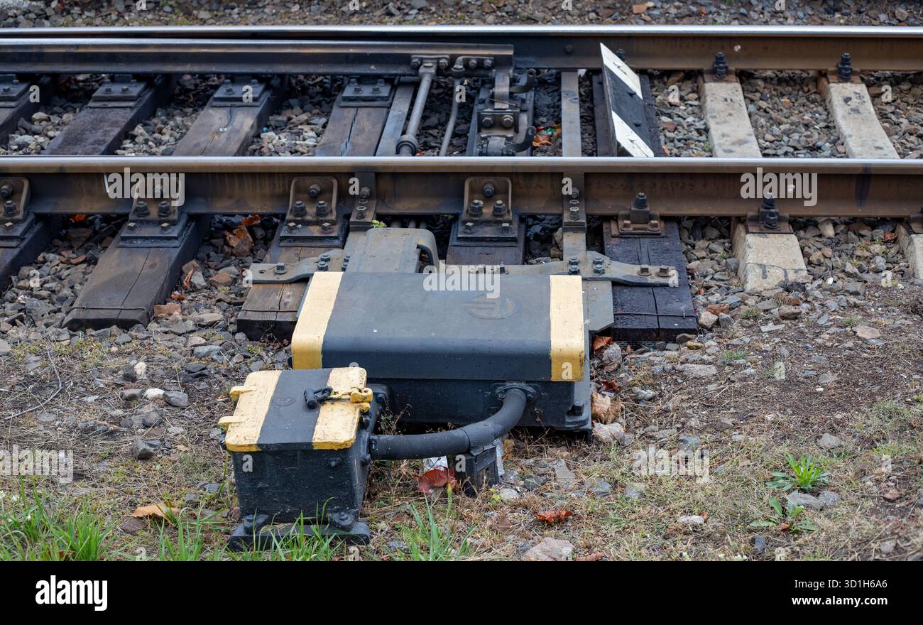 Railway turnout mechanism switching hi-res stock photography and images ...